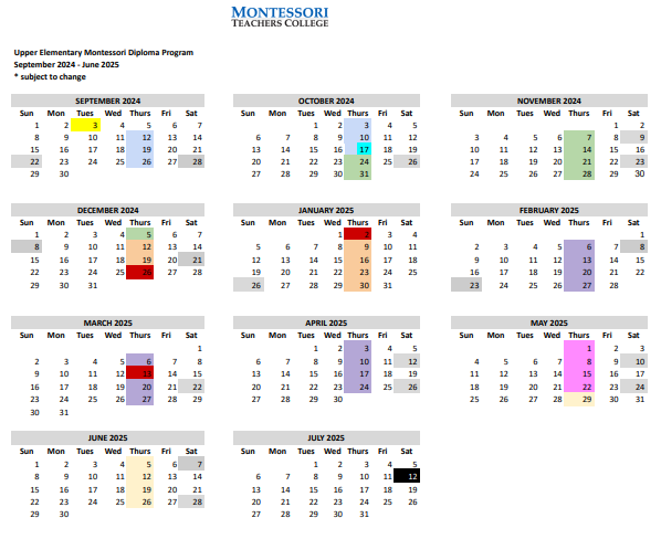 Upper Elementary Montessori Diploma Program - Montessori Teachers